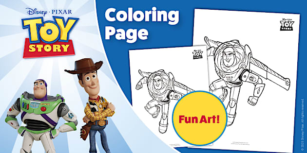 toy story coloring pages buzz lightyear