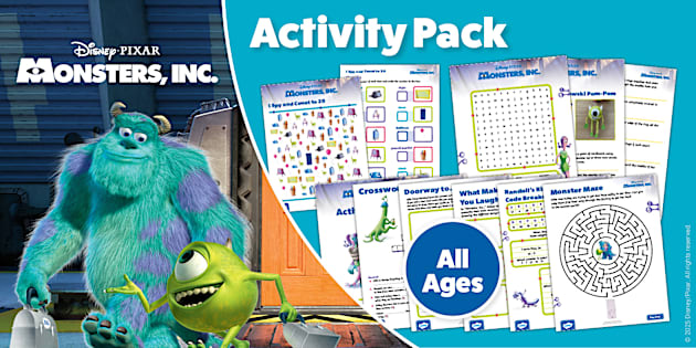 Monsters, Inc.: Activity Pack for All Ages
