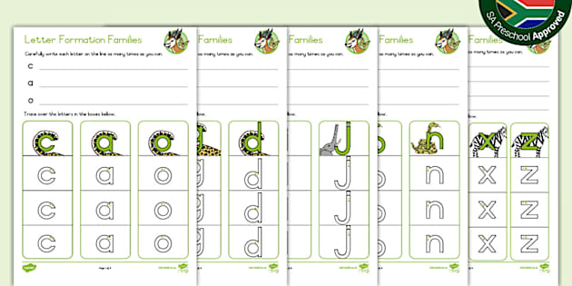 Letter Formation Families - Handwriting Activities - Twinkl Letter Formation Families - Handwriting Activities - Twinkl