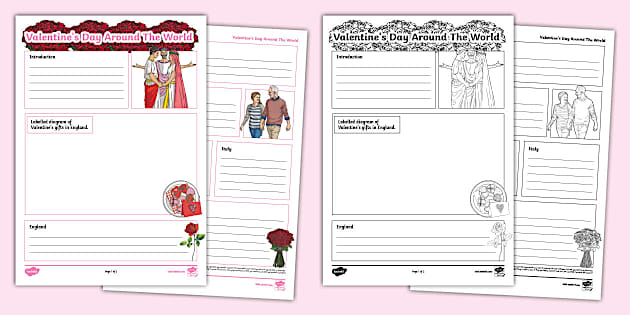 Valentine's Day Around The World Non-Chronological Report