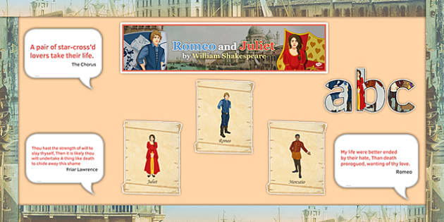 GCSE Romeo and Juliet Display Pack (teacher made) - Twinkl