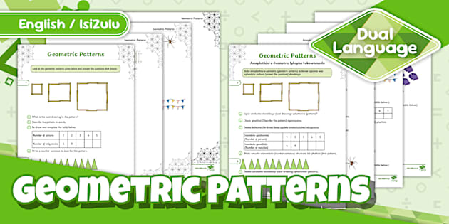 Grade 7 Geometric Patterns - IsiZulu