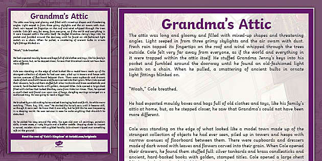 Imaginary Fantasy Setting Descriptions Example Text Twinkl