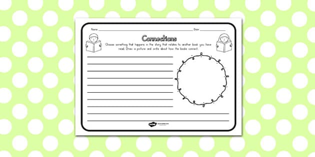 Connections Comprehension Worksheet (Teacher-Made) - Twinkl