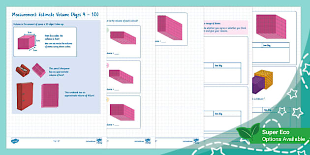 Measurement: Estimate Volume (Ages 9 - 10) - Twinkl Measurement: Estimate Volume (Ages 9 - 10) - Twinkl