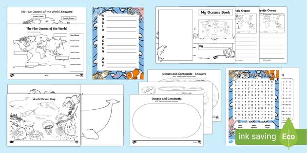 KS1 World Ocean Day Activity Pack (teacher made) - Twinkl