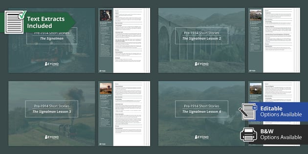 Dickens' The Signalman Whole Unit Pack | Literary Heritage