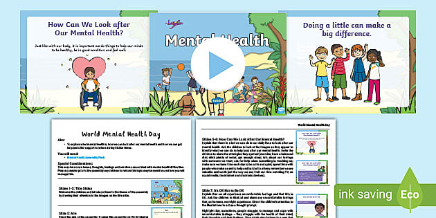 World Mental Health Day School Mental Health Assembly Pack