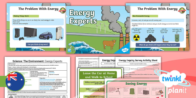 Year 2 Science The Environment Lesson 3 Energy Experts