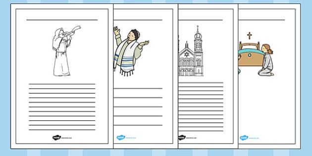 Yom Kippur Writing Frames