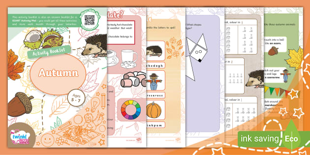 Autumn-Themed Activity Booklet - GAM (teacher made) - Twinkl