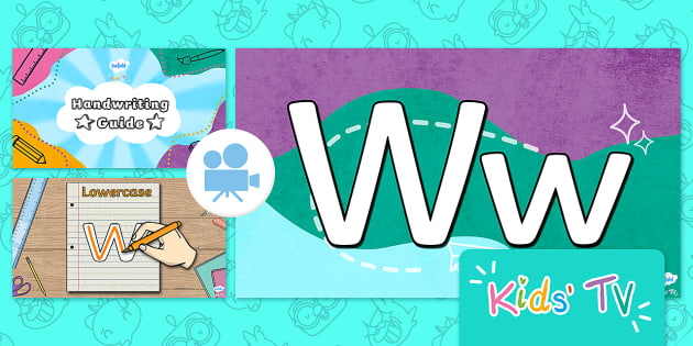 How to Write the Letter W | Handwriting Guide for Kids