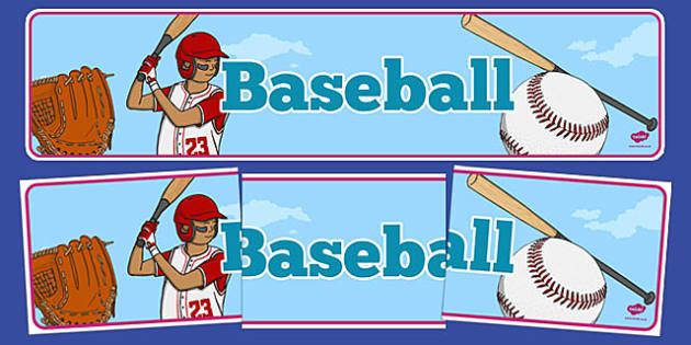 Baseball Banner (teacher made)