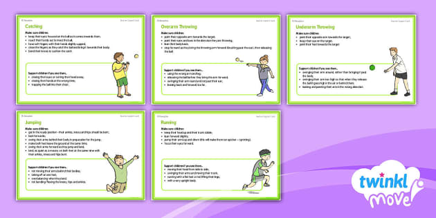 Move: Reception Games: The Olympics Teacher Support Cards