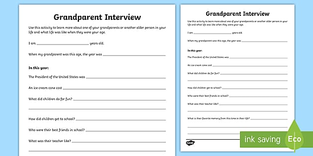 Grandparents Day Interview