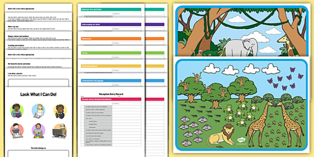 EYFS On Entry Assessment Booklets Pack - EYFS assessment, baseline