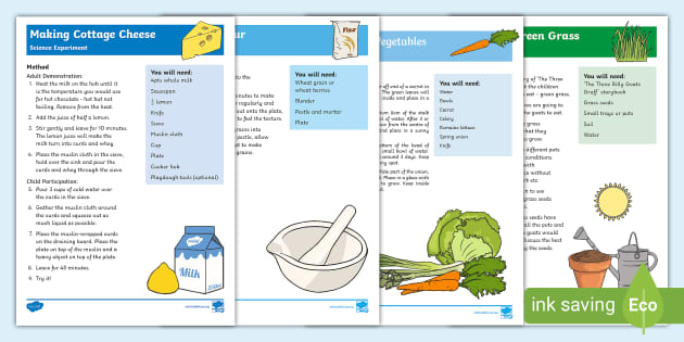 EYLF On The Farm-Themed Science Experiments Resource Pack