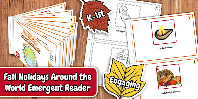 Fall Holidays Around the World Emergent Reader - Twinkl
