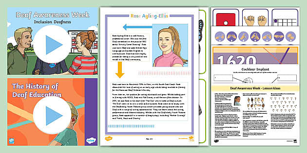 Deaf Awareness Pack (teacher made) - Twinkl
