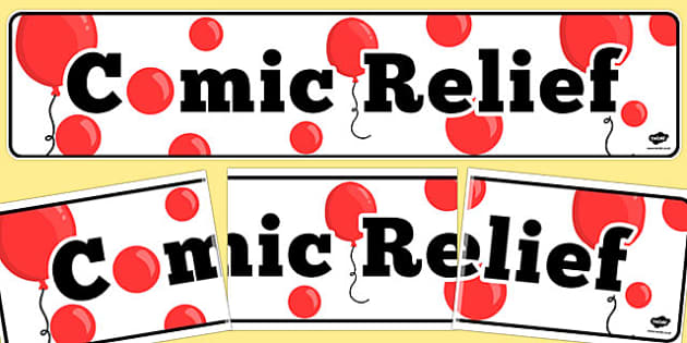 Comic Relief Display Banner