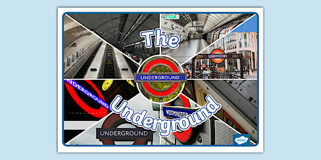 * NEW * Underground Photo Display Poster (teacher made)