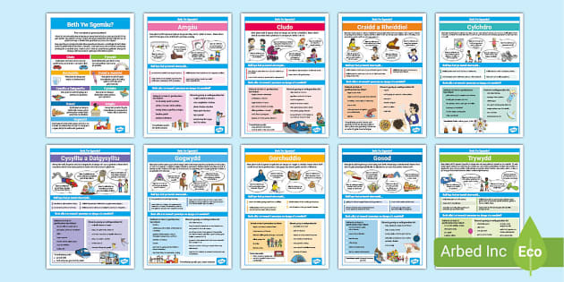 Sgemâu: Pecyn Posteri Gwybodaeth (teacher made)