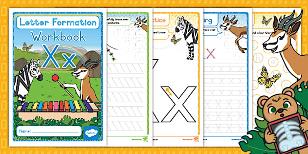 Grade 1 Letter Formation Workbook - Xx (teacher made)