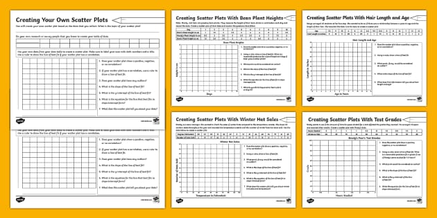 Eighth Grade Creating Scatter Plots Activity Pack - Twinkl Eighth Grade Creating Scatter Plots Activity Pack - Twinkl