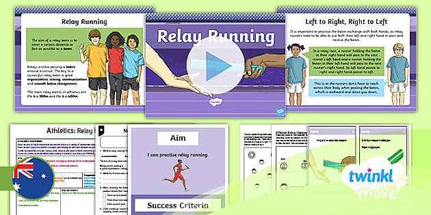 Year 4 Athletics Lesson 3: Relay Running