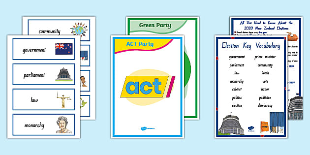 NZ Elections Display Pack (teacher made)
