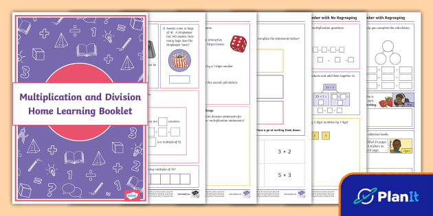 PlanIt Maths Y3 Multiplication and Division (B) Home Learning Activity Pack