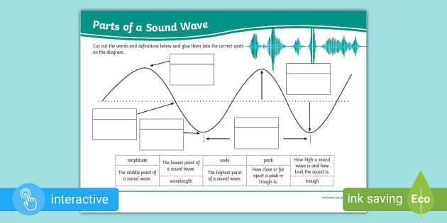 Label The Parts Of A Sound Wave Activity Science Twinkl