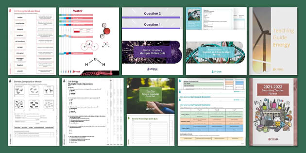 Trainee Secondary Teacher Starter Pack 2021: Science