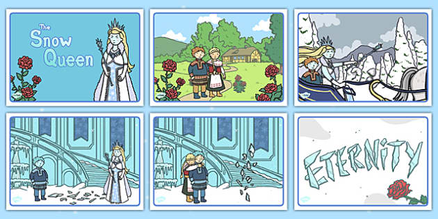 The Snow Queen Short Story Sequencing (teacher made)