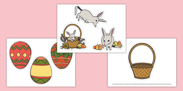 Australian Easter Cut-out Decorations (teacher made)