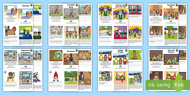 Phonics Level 6 Weeks 21-30 Mini Books (nauczyciel wykonał)