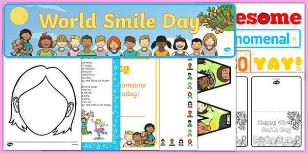 World Smile Day Activities | Teaching Pack | Primary