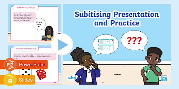 Subitising Presentation and Practice (professor feito) Subitising Presentation and Practice (professor feito)