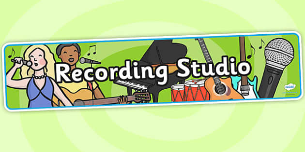 Recording Studio Role Play Banner-recording studio, role play, banner, role