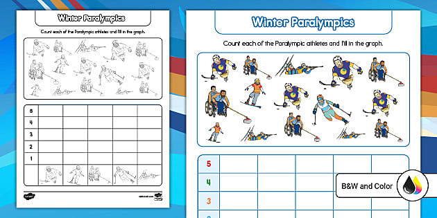 Winter Paralympics Count and Graph | Twinkl Resources