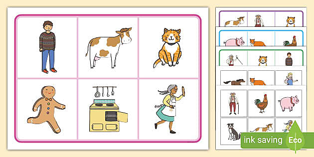 The Gingerbread Man Bingo (teacher made) - Twinkl