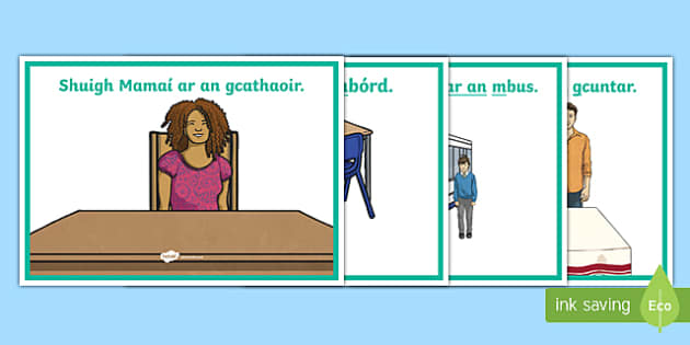 Gramadach na Gaeilge, Ar An Display Posters (Teacher-Made)