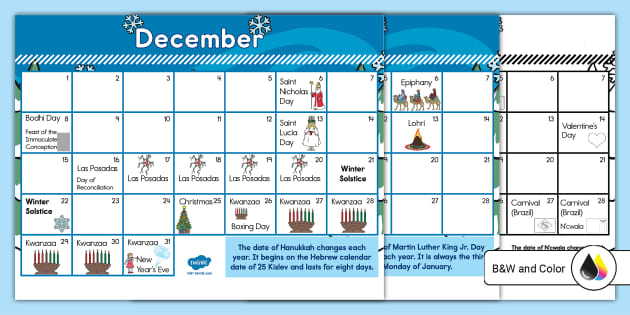 Holidays Around the World for Kids - Twinkl