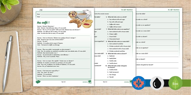 French Reading Comprehension Activity | Twinkl