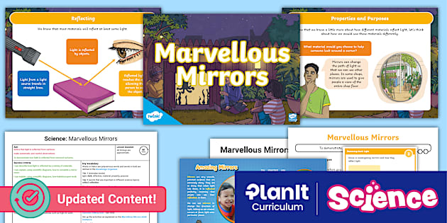 Science: Light: Marvellous Mirrors Year 3 Lesson 3 - Twinkl