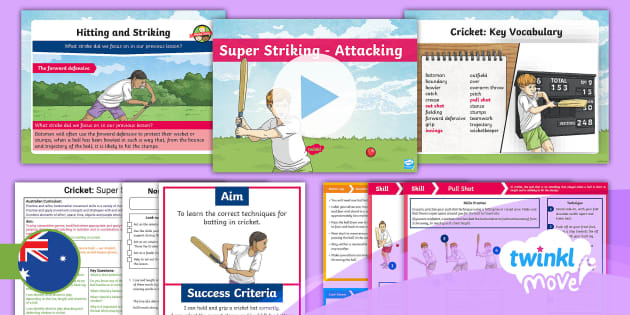 Y4 Striking and Fielding Lesson 4: Super Striking: Part II