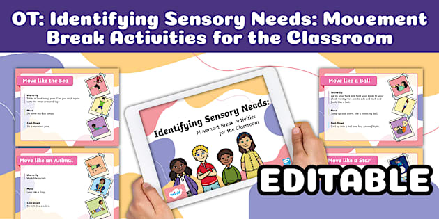 Sensory Needs Movement Break Activities | OT