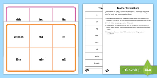 'I' or 'Í' Words in Irish | Acmhainní Gaeilge | Twinkl