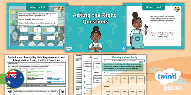 Year 1 Asking the Right Questions Lesson - Twinkl