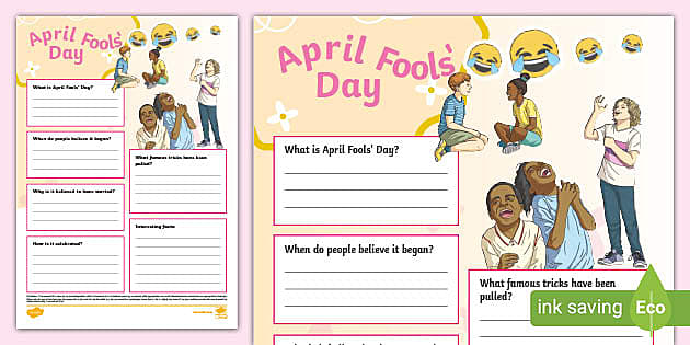 Fact File | April Fools’ Template (teacher made) - Twinkl